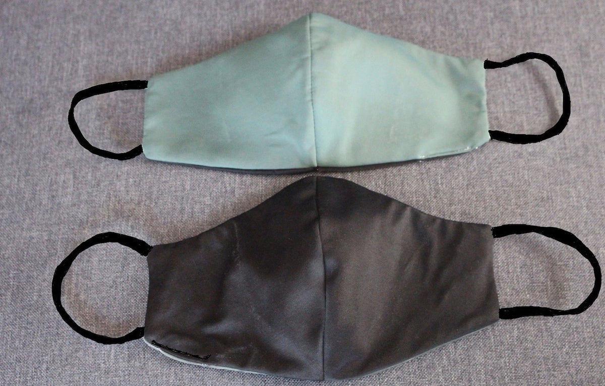 Eco-friendly Reversible Face Mask - Green and Black – Rezonance Athletics